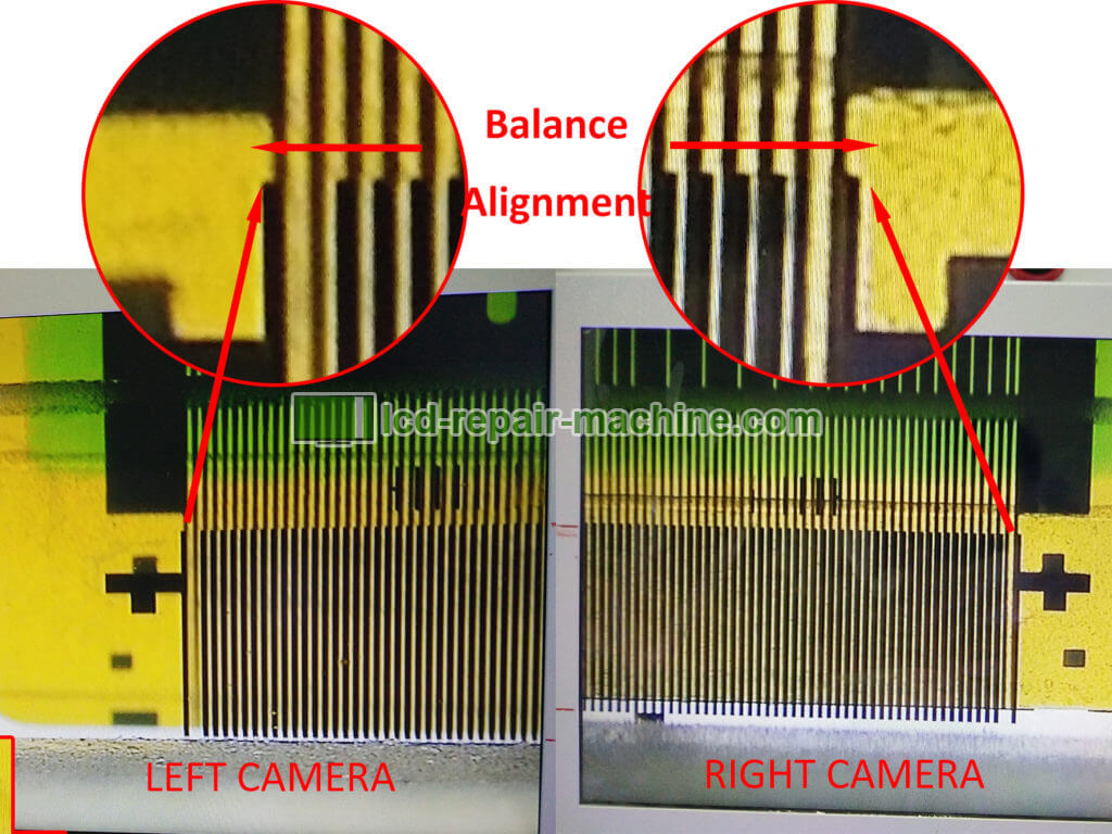 How to do alignment for a used shrink COF? - LCD TV Repair Machine
